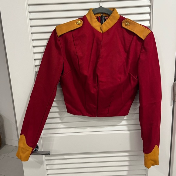 American Vintage | Jackets & Coats | Vintage Red Military Parade Jacket ...